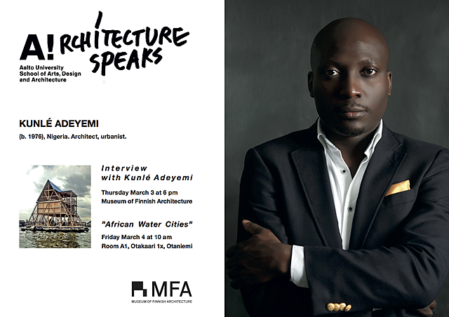 Archinfo | Kunlé Adeyemi in Architecture Speaks lecture series